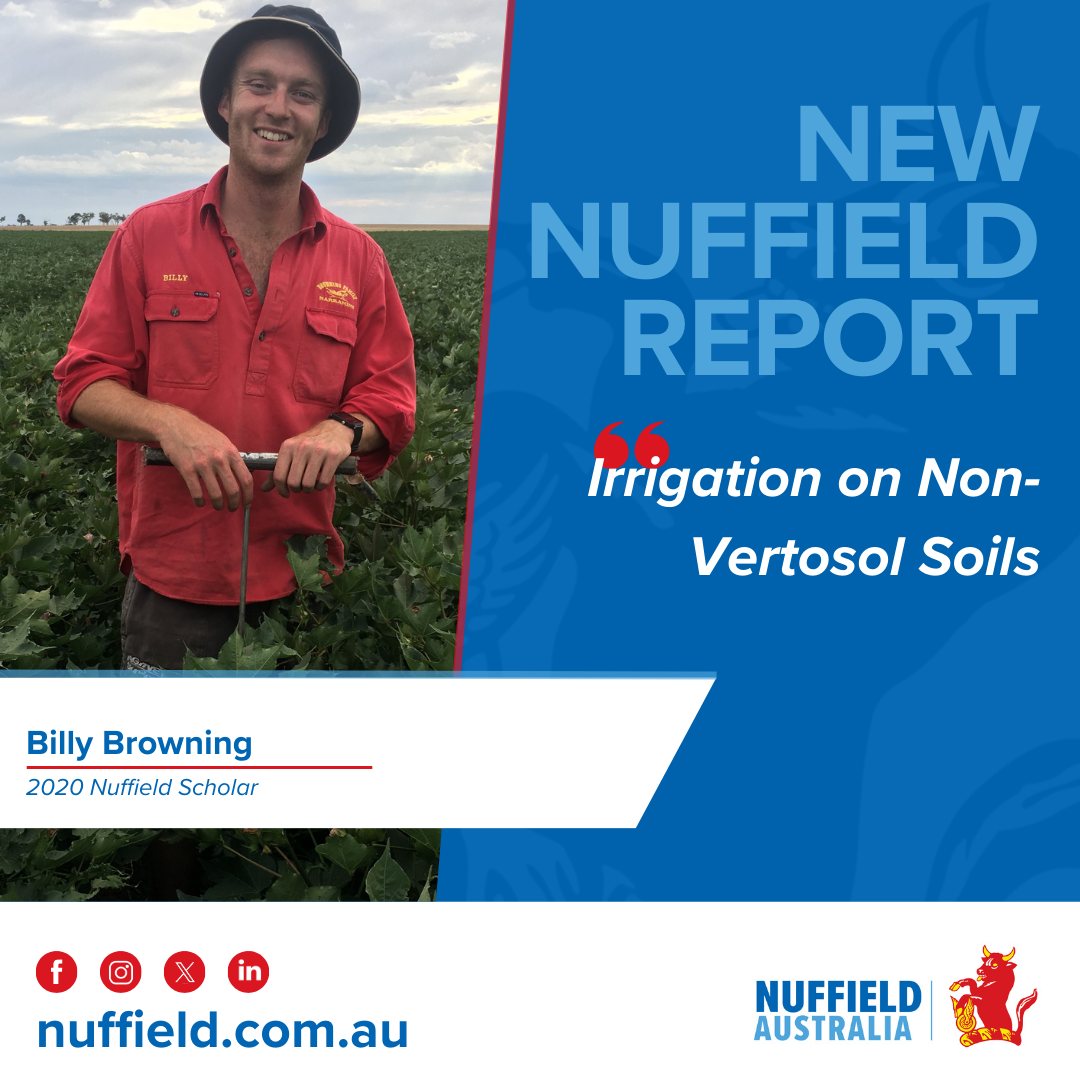 NEW NUFFIELD REPORT! Billy Browning, 2020 Nuffield Scholar | Nuffield ...